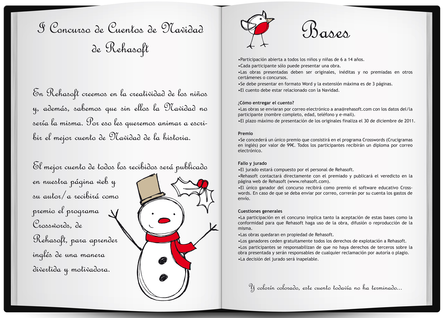 I Concurso de Cuentos de Navidad | Rehasoft - Dislexia - TDAH I Concurso de Cuentos de Navidad | Rehasoft - Dislexia - TDAH